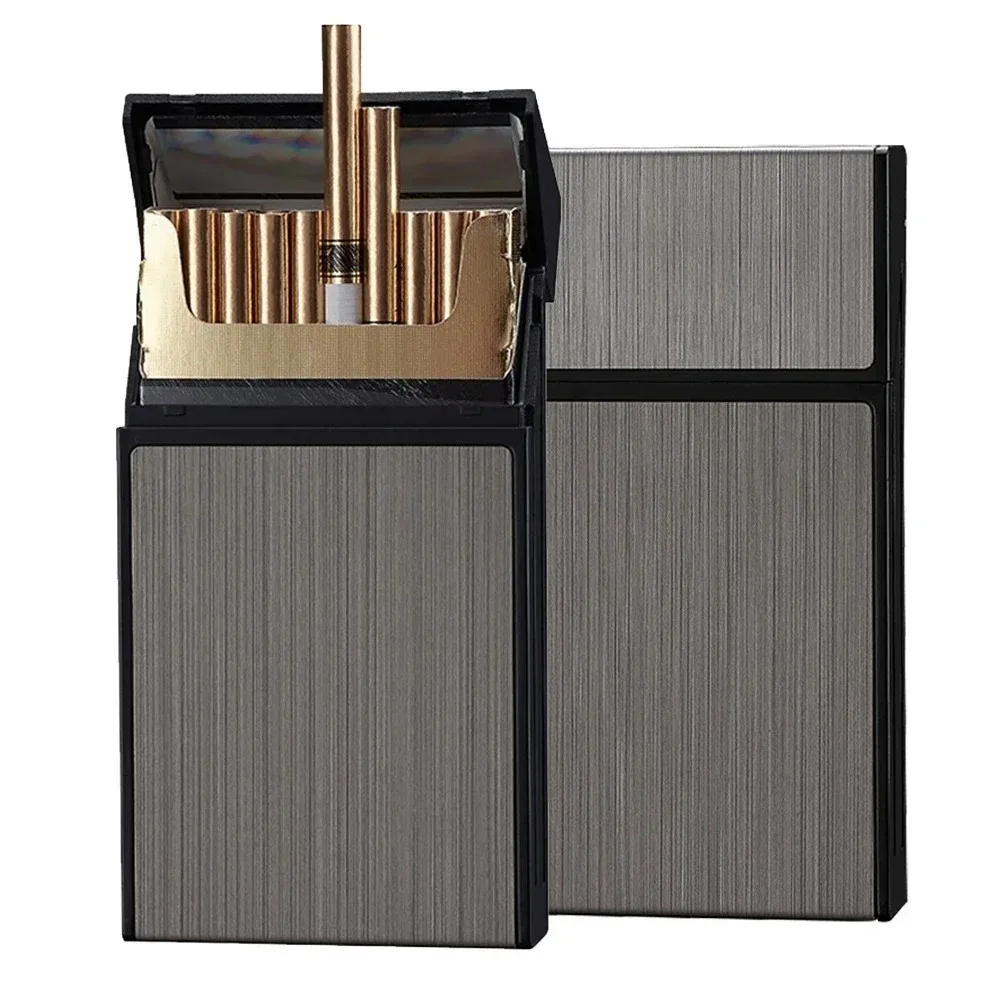 Portable Cigarette Box 20pcs Capacity Cigarette Case Metal Cigar ...