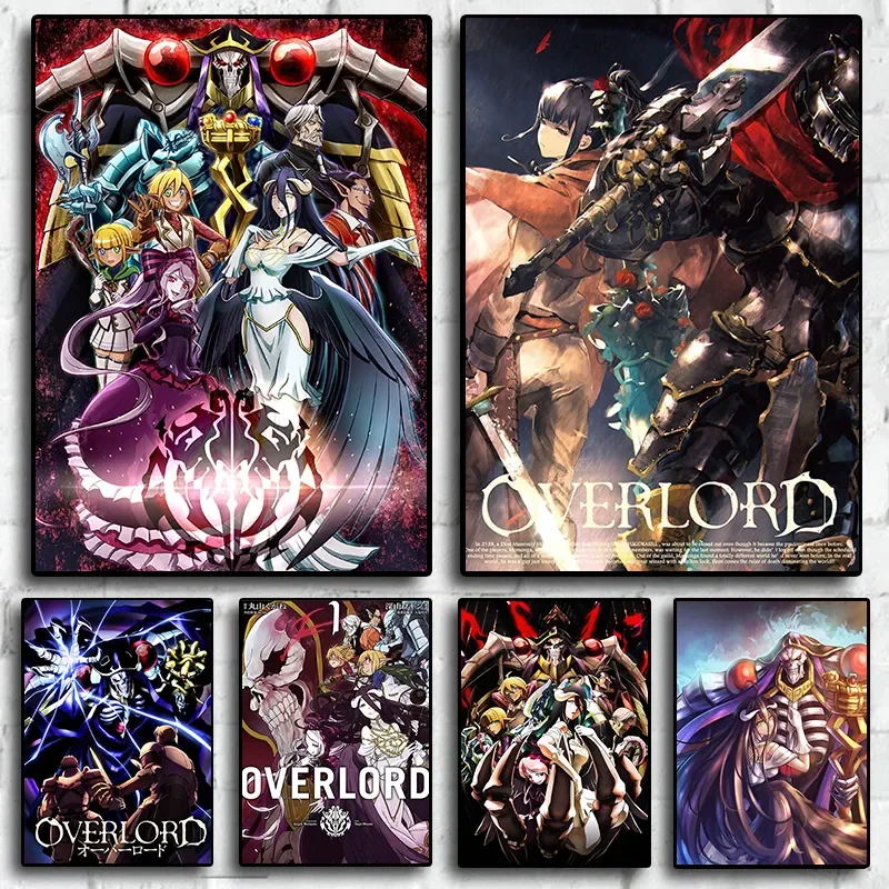 Japan-Anime-Game-Overlord-Cartoon-Painting-Art-Decor-Posters-Home ...