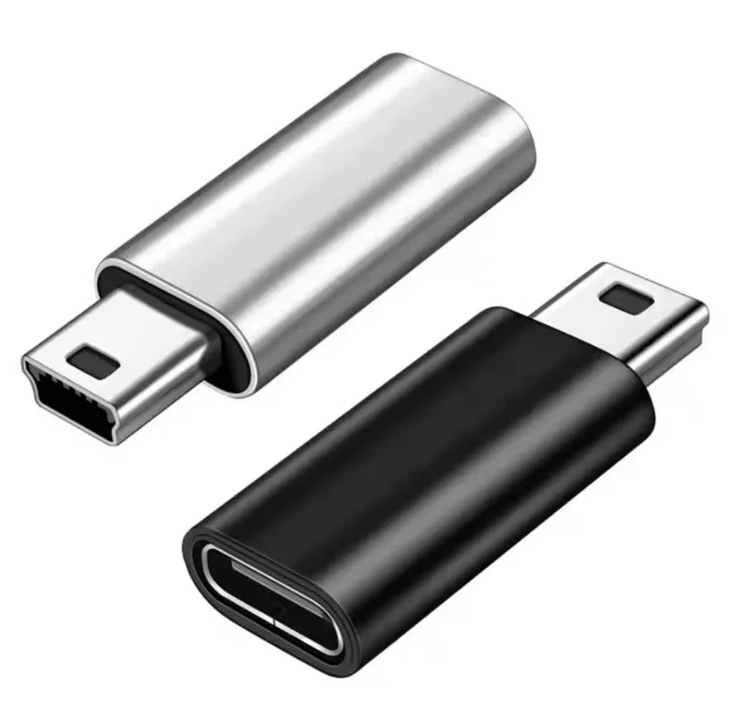 Metal-Universal-Otg-Mini-5-Pin-USB-Adapter-B-Male-to-USB-Type-C-Female ...