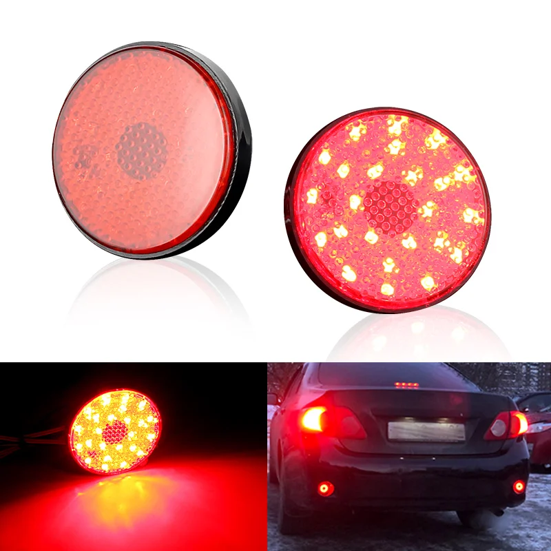 2Pcs-For-Toyota-Sequoia-Highlander-Fortuner-LED-Rear-Bumper-Reflector ...