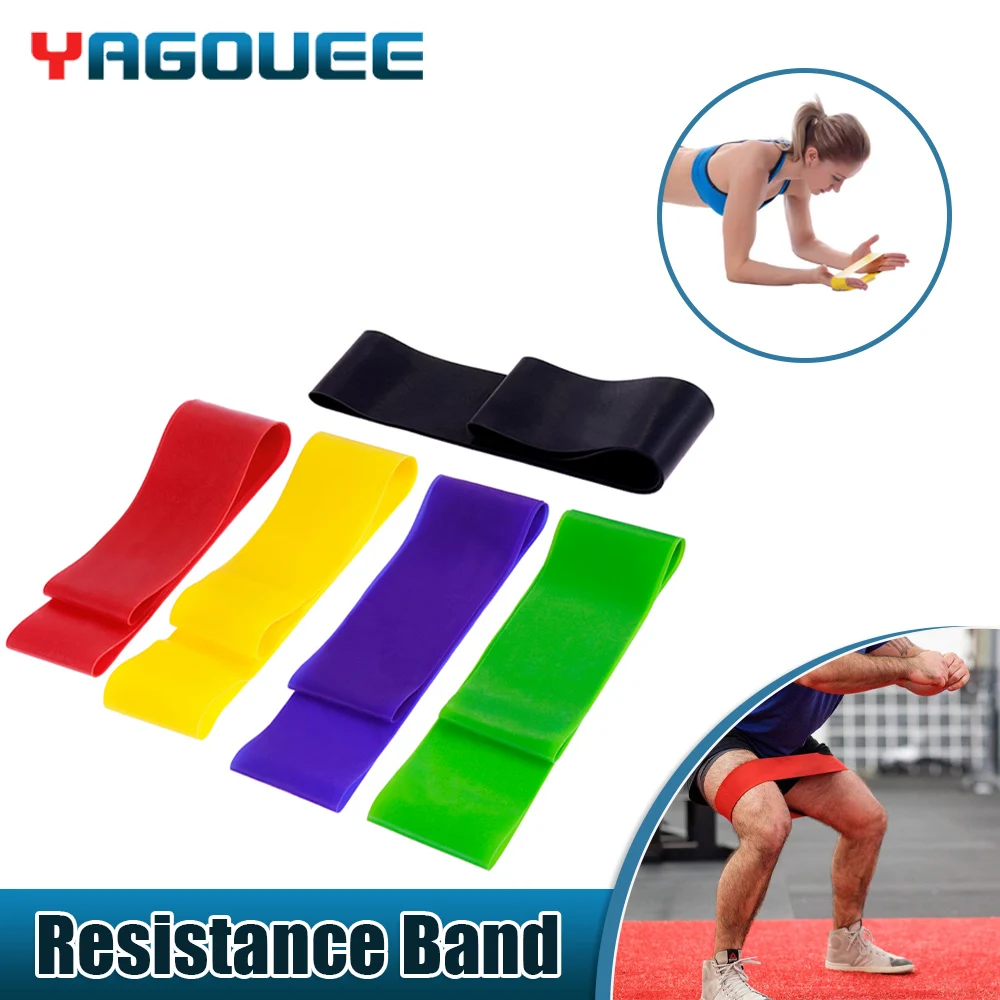 5-Levels-Resistance-Bands-Rubber-Elastic-Fitness-Resistance-Bands-Loop ...