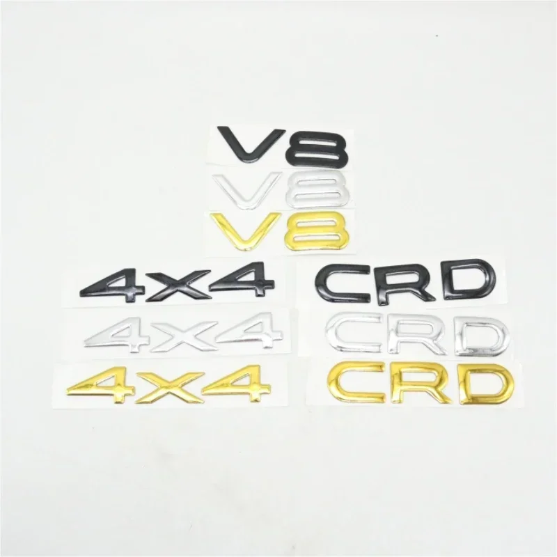 For 4X4 CRD V8 Emblem Rear Liftgate Badge Logo Nameplate Stickers ...