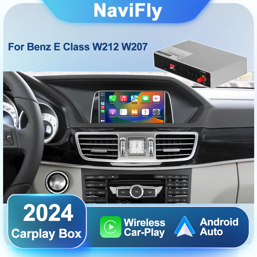 NaviFly-Wireless-Carplay-Android-Auto-AI-Box-For-Mercedes-Benz-E-Class ...