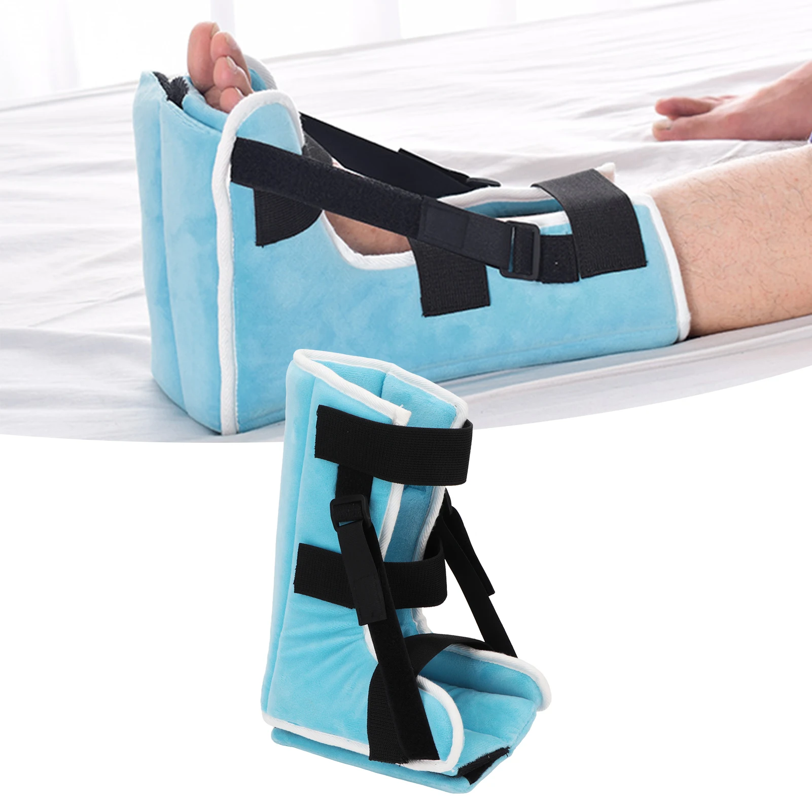 Drop Foot Heel Protector Breathable Pressure Relieving Soft Adjustable ...