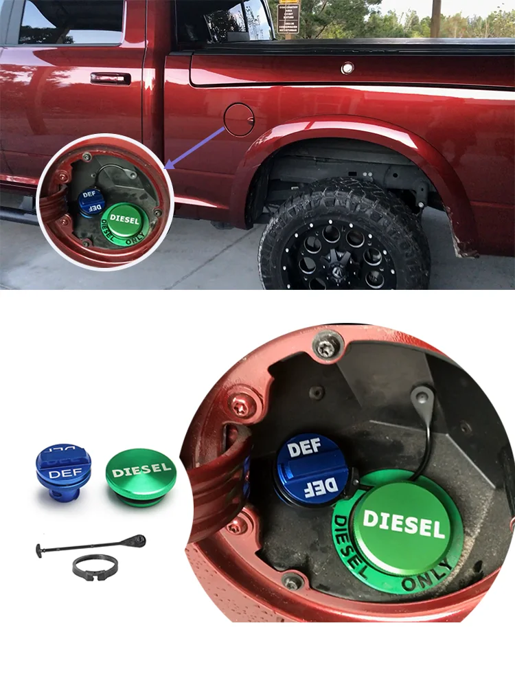 Diesel-Fuel-Cap-Billet-Tank-Gas-Cap-for-13-19-Dodge-Ram-1500-2500-3500 ...