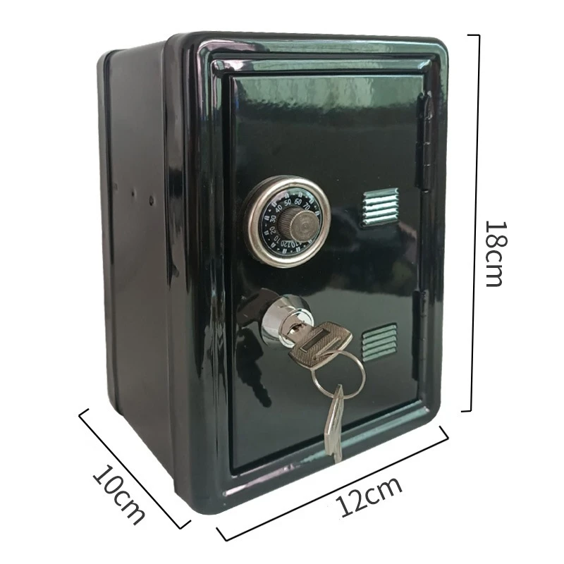 Metal Desktop Decoration | Box Safe Small Key | Mini Safe Box Key ...