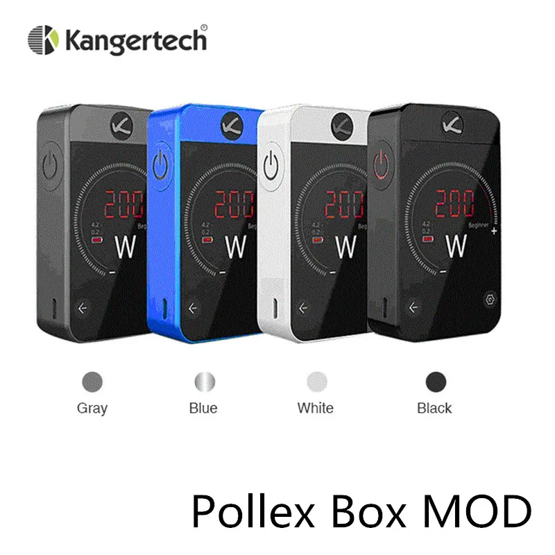 Kanger-Kangertech-Pollex-Box-MOD-Vape-200W-for-Electronic-Cigarette-Kit ...