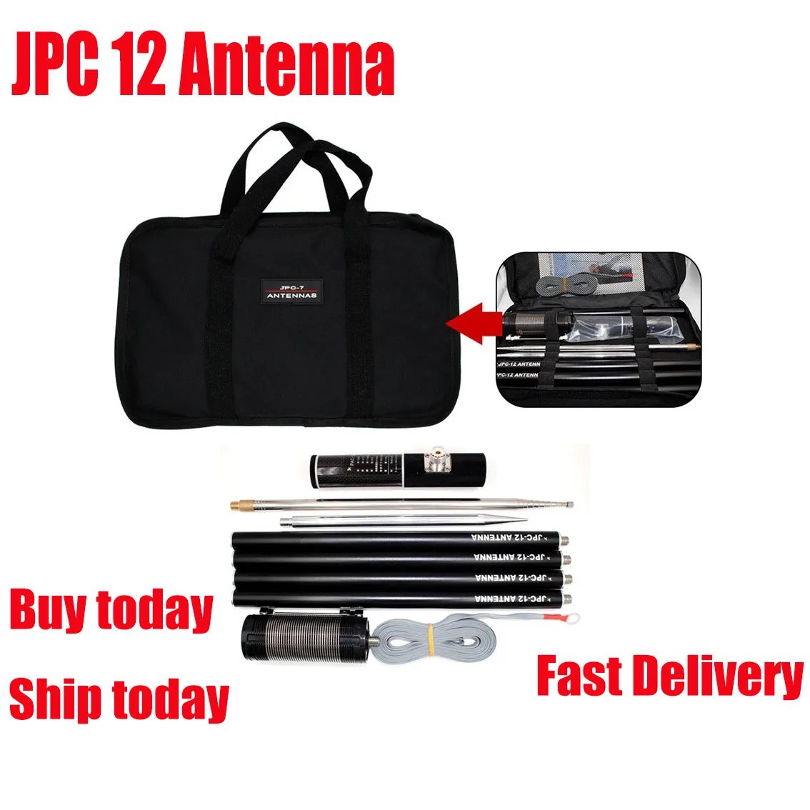 JPC-12 portable short wave antenna pac-12 short wave antenna field ...
