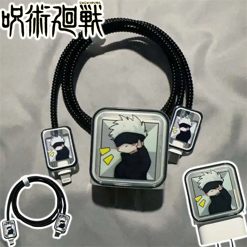 4Pcs-Set-Jujutsu-Kaisen-Satoru-Gojo-18W-20W-Charger-Case-for-IPhone-14 ...