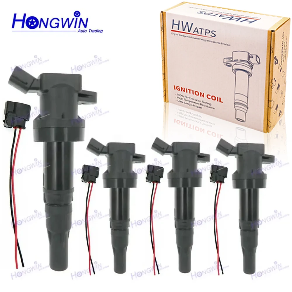 4pcs Ignition Coils Wire For Hyundai Accent 2014 I25 1.4L 14-17 For Kia ...