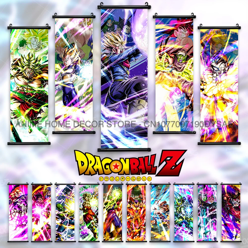 Dragon-Ball-DAIMA-Poster-Videl-Scrolls-Painting-Marron-Wall-Artwork-Son ...