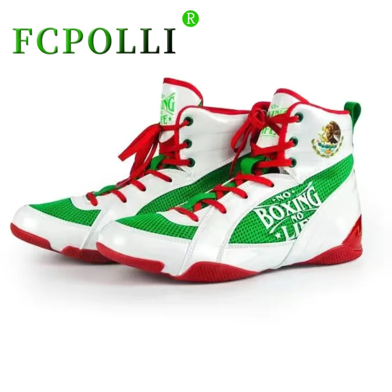 Zapatos de lucha libre profesionales para hombres y mujeres, zapatos de ...