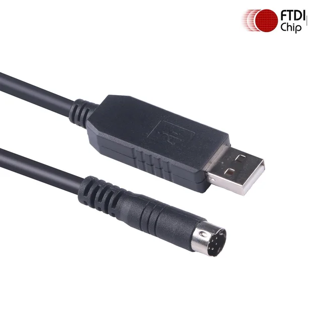 FTDI USB to 8 Din Connector Programming Cable for Kenwood TM-V71 TM ...