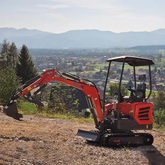 1800kg Hydraulic Mini Excavator 1ton 2 Ton 3T Small Digger 1.8ton ...