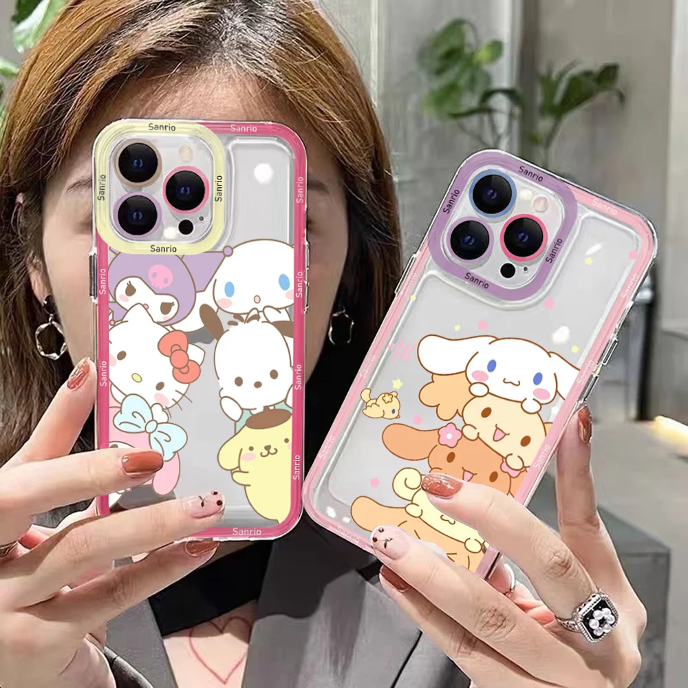 Pom-Pom-Purin-Cinnamoroll-Phone-Case-For-Samsung-S24-S23-S22-S20-S10-FE ...