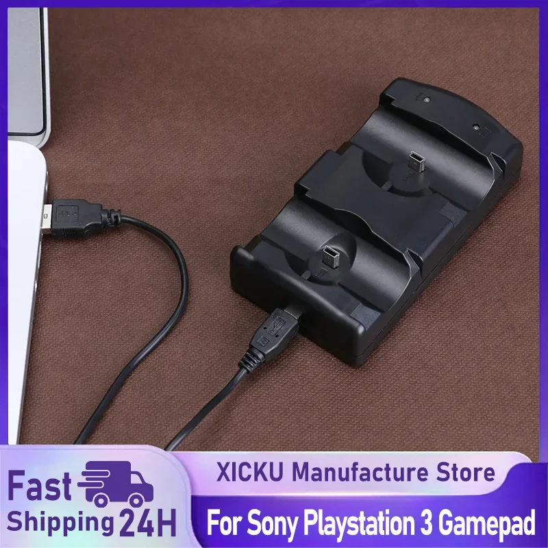 USB Fast Charging Dock Vertical Charger Station For PS3/PS3 Move ...