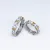 925 Sterling Silver Rings Gold Separation Inlaid Zircon Rings For Women ...