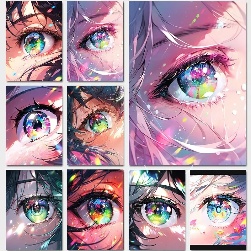 Talking-Eyes-Decorative-Paintings-Elves-Posters-for-Wall-Decor ...