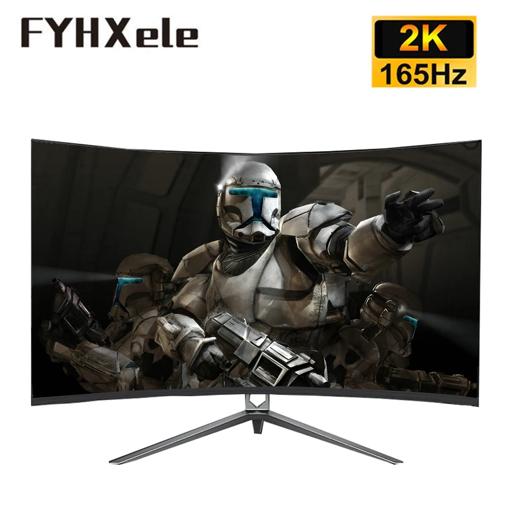 FYHXele-32inch-Curved-Monitor-2K-165hz-IPS-Panel-1ms-Response-Adaptive ...