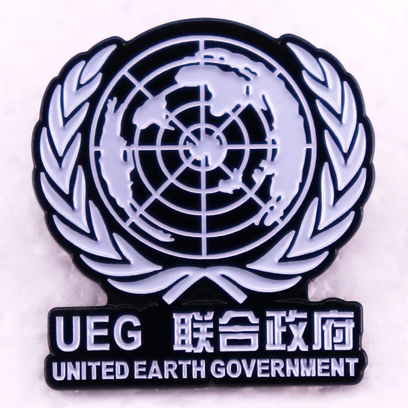 HALO UNITED EARTH GOVERNMENT Enamel Pin GAME brooch jewelry Backpack Decorate