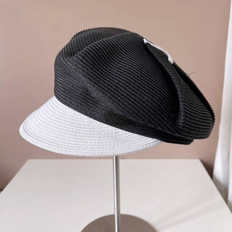 Simple-fashion-small-fragrant-newspaper-boy-hat-Japanese-summer-sun ...