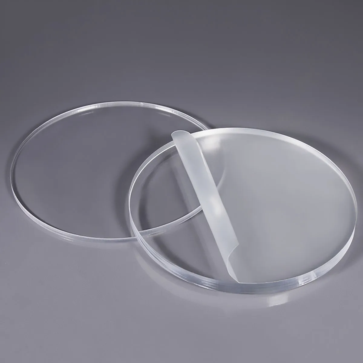 Disco-de-acr-lico-transparente-placa-redonda-tablero-grueso-de-2-6mm ...