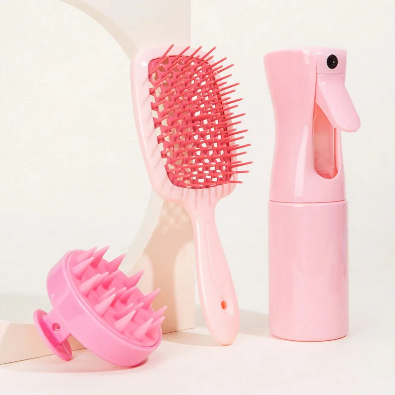 Hollow-Comb-Set-com-Spray-Bottle-Hair-Care-Product-Set-Shampoo-de ...