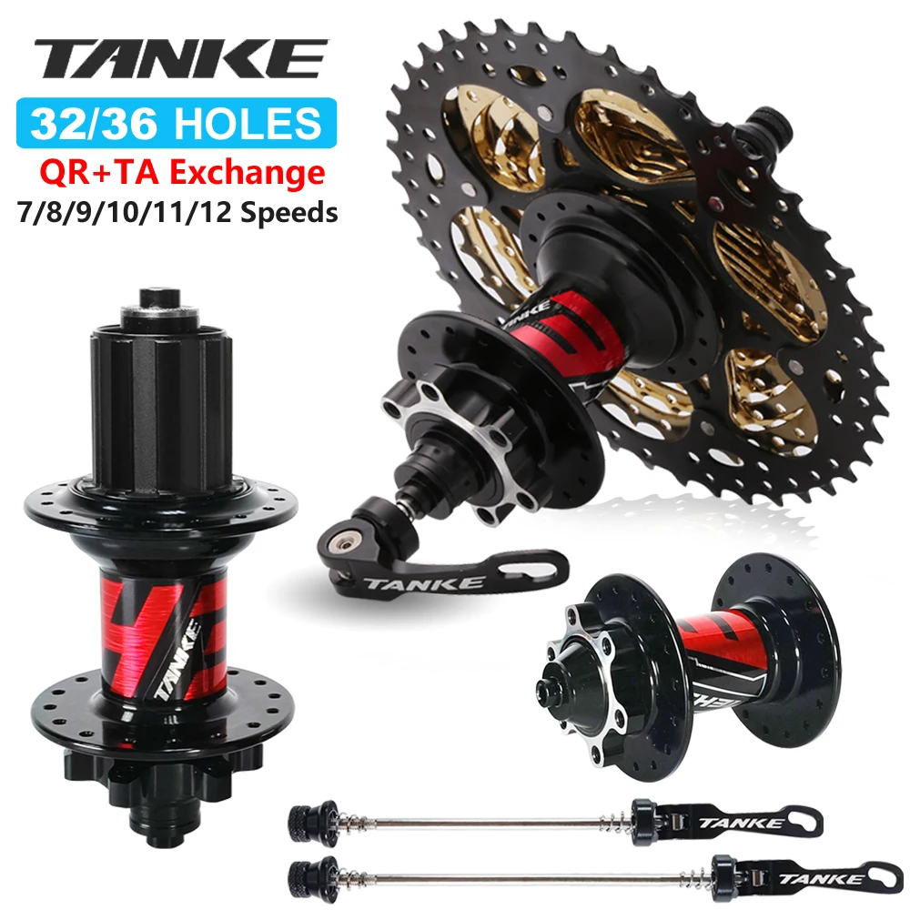 TANKE-Bike-Hub-MTB-QR-TA-6-Bearing-120-Click-32-36-Holes-Mountain-Bike ...