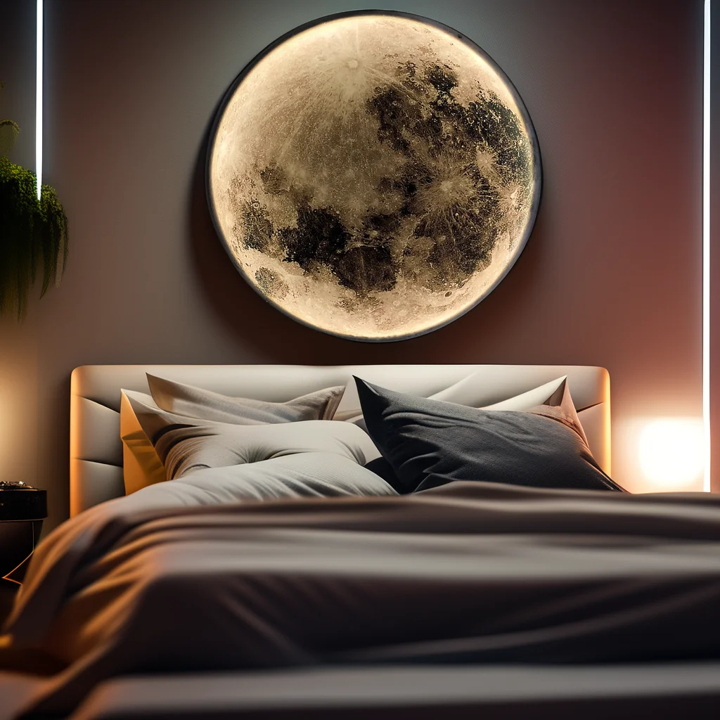 L-mpara-de-pared-LED-moderna-iluminaci-n-interior-de-Luna-para ...