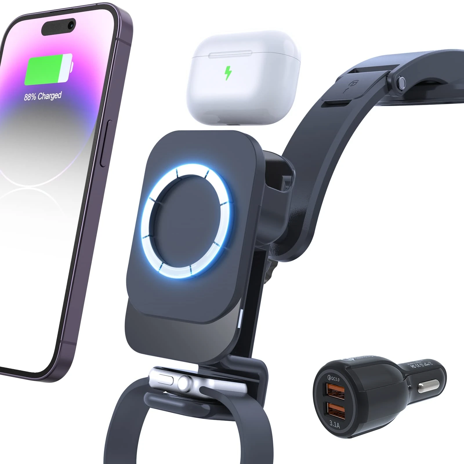 3-in-1-Magnetic-Wireless-Car-Charger-Car-Charging-Mount-for-iPhone ...