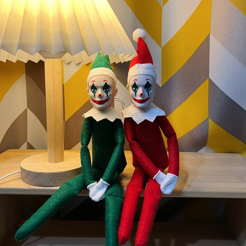 1/2pcs Christmas Elf Halloween Lonely Clown Ornament Creative Christmas ...