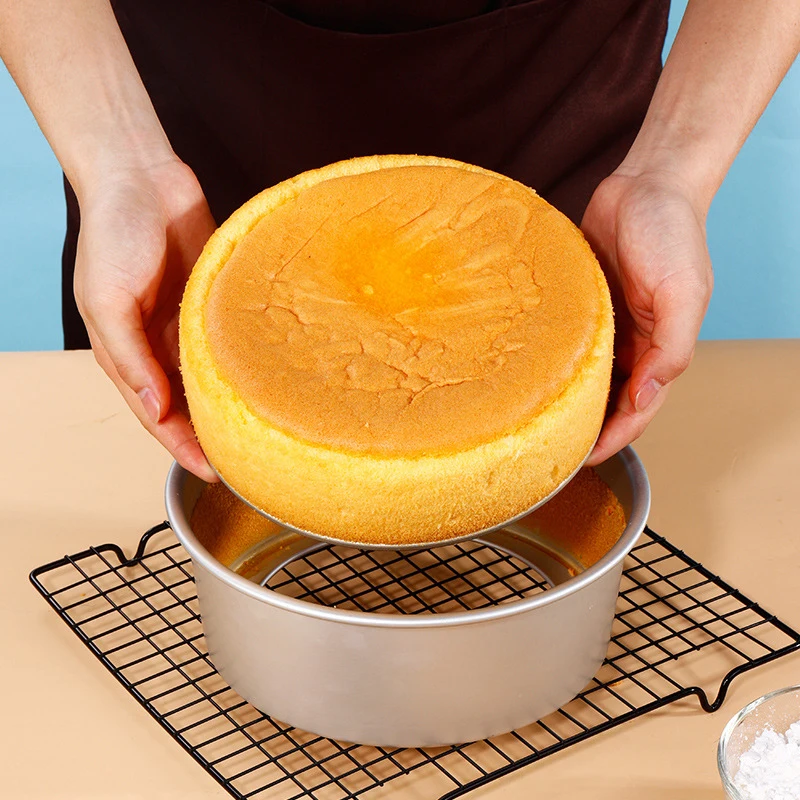 4-6-8-inch-Round-Cake-Mold-Removable-Bottom-Pie-Pan-Chiffon-Layer-Cake ...