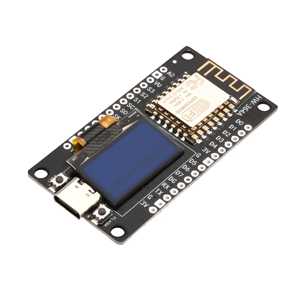 Nodemcu Esp8266 Development Board With 0 96 Inch Oled Display Ch340