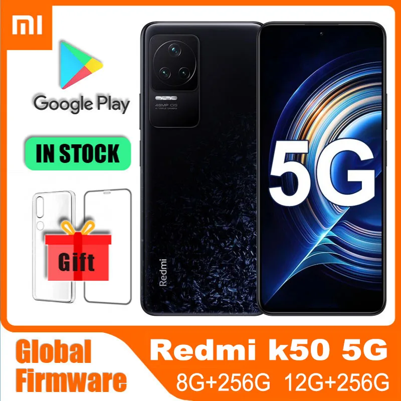 Original-Xiaomi-Redmi-K50-5G-Smartphone-Dimensity-8100-Octa-Core-5500mAh-Battery-67W-Fast ...