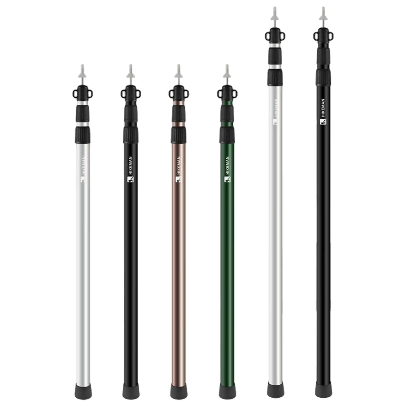 Telescoping Tarp Poles Support Pole Outdoor Camping Adjustable 118 ...