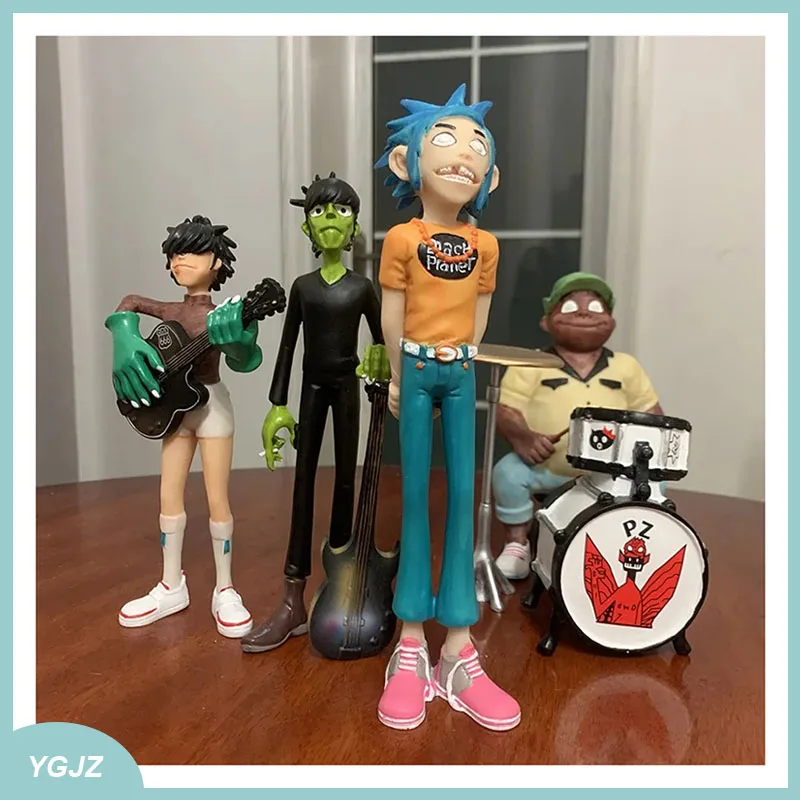 Figura-de-acci-n-de-la-banda-de-Gorillaz-estatuilla-de-20cm-modelo-2d ...
