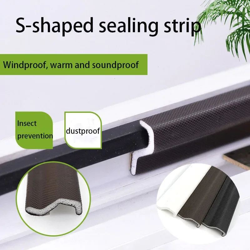 Sound-insulation-and-noise-reduction-S-shaped-sealing-strips-plastic ...
