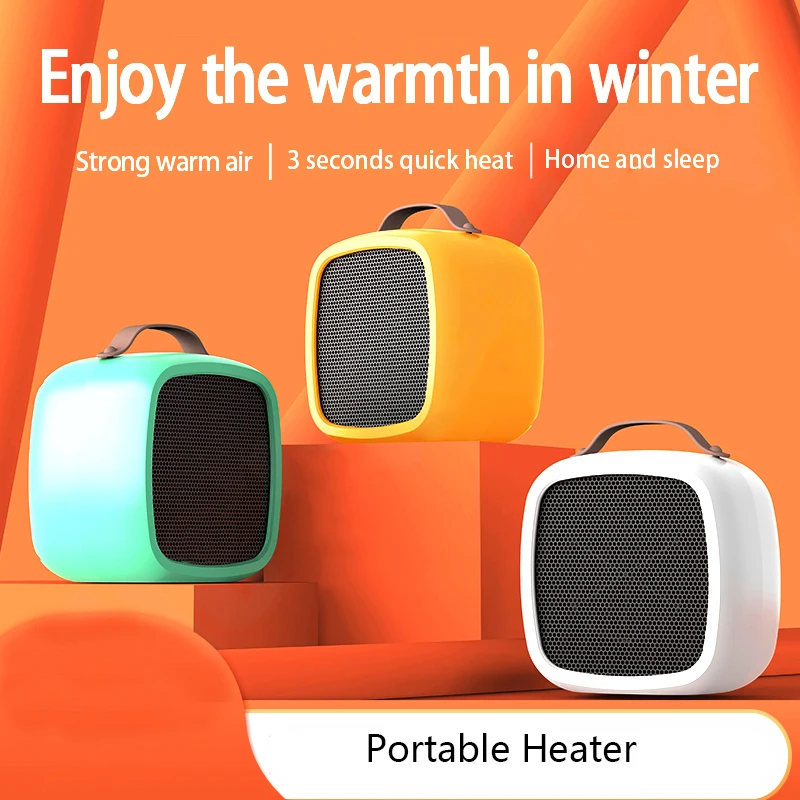 New Portable Room Heater Small Space Personal Mini Heater Safe Quiet Office Heat Desktop ...