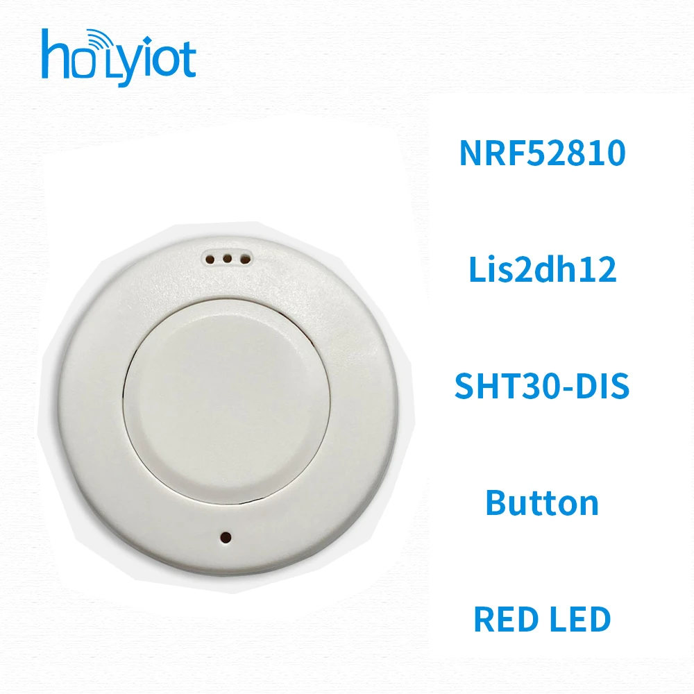Holyiot nRF52810 Eddystone ibeacon Tag Bluetooth 5.0 Low Power ...