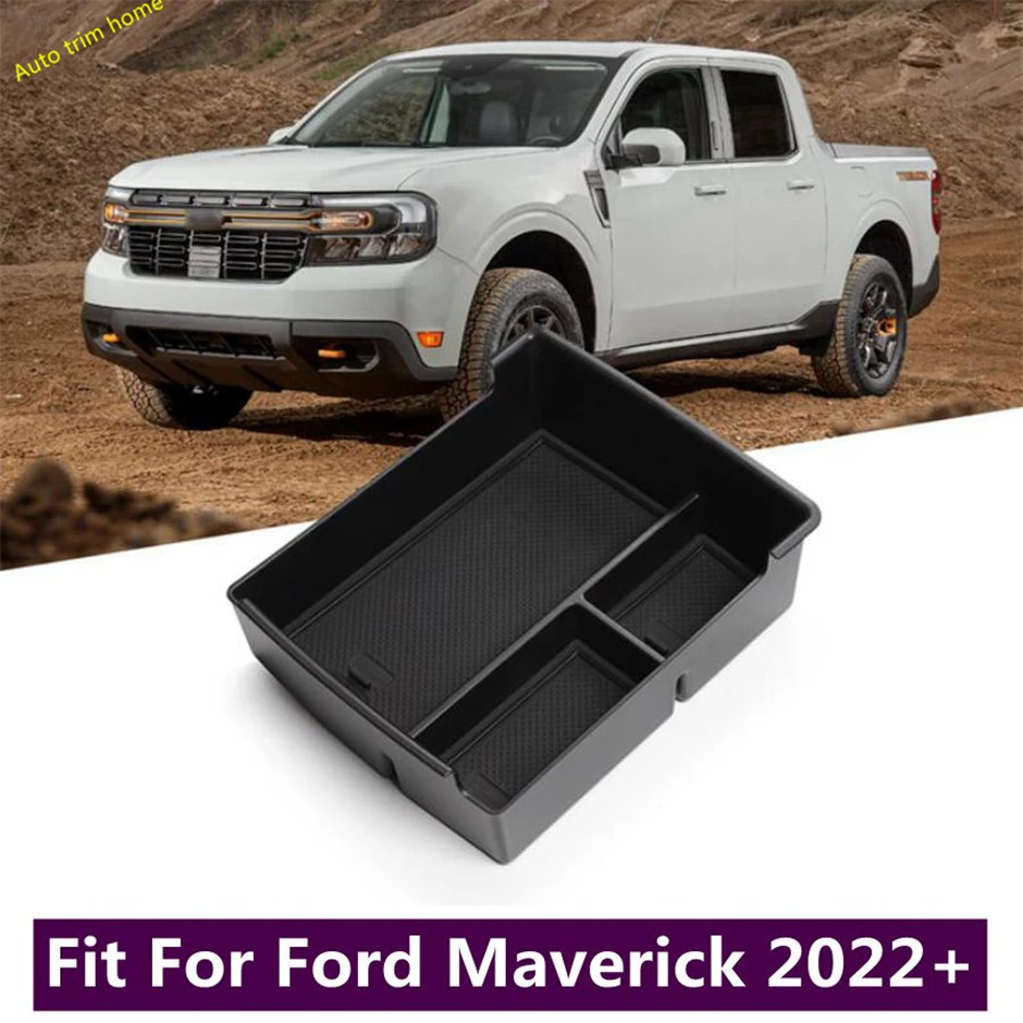 Auto Armrest Container Holder Tray Storage Box Organizer Cover Fit For ...