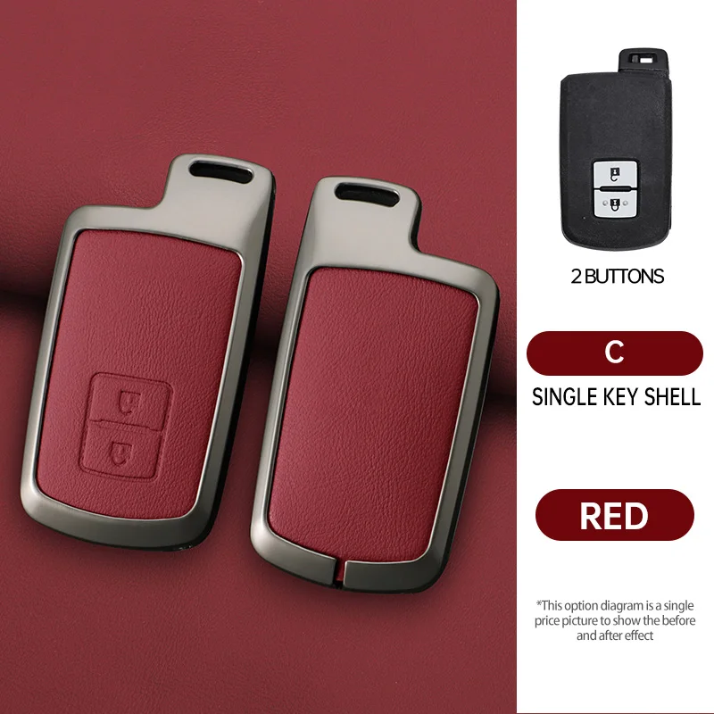 alloy-Car-Remote-Key-Case-Cover-Shell-for-Toyota-Corolla-Camry-RAV4 ...