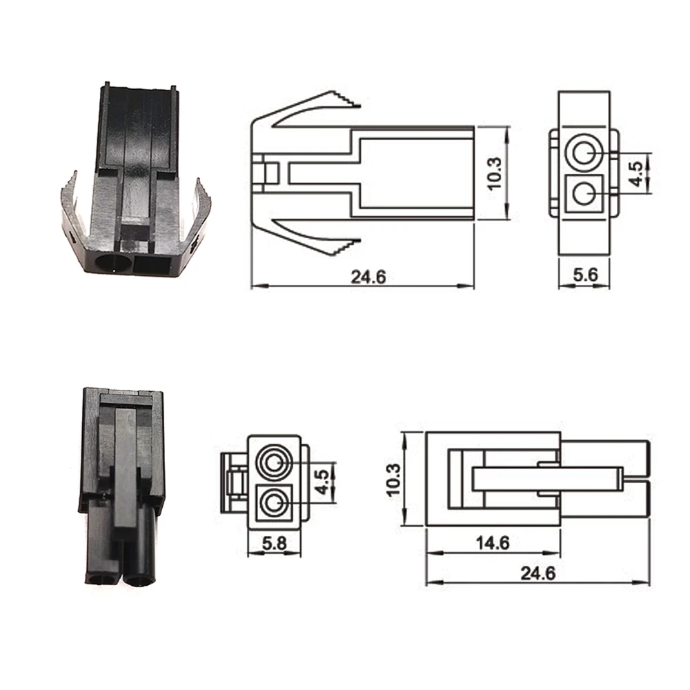 Electronic 2 Pole Connector | Multipole Connectors Male | Multipole Connector Sets - 10 - Aliexpress