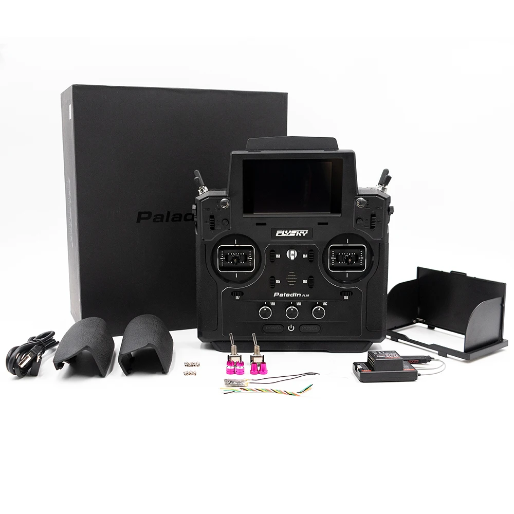 Flysky PL18 Paladin 2.4G 18CH Radio Transmitter With FS-FTr10 FTr16S Receiver HVGA Touching ...