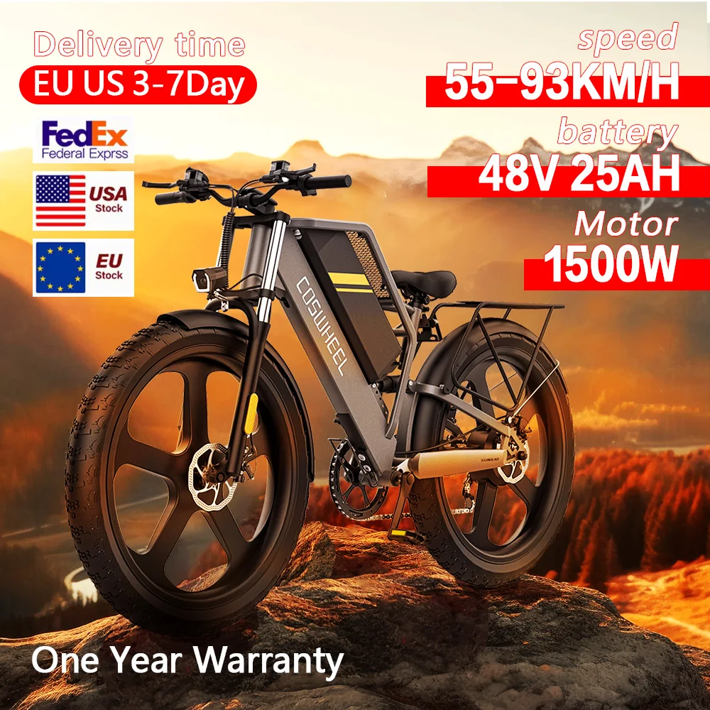 26-inch-Coswheel-T26-Off-Road-Mountain-bike-Electric-1500W-48V-25AH-e ...