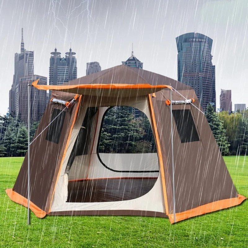 Automatic-Camping-Tent-Outdoor-Waterproof-Anti-UV-Hexagonal-Big-Tent ...