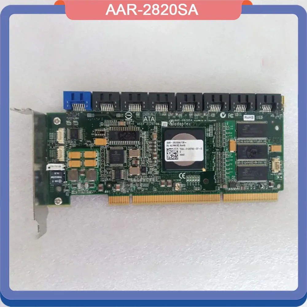 AAR-2820SA Original 128M 8-port SATA Array Card Before Shipment Perfect ...