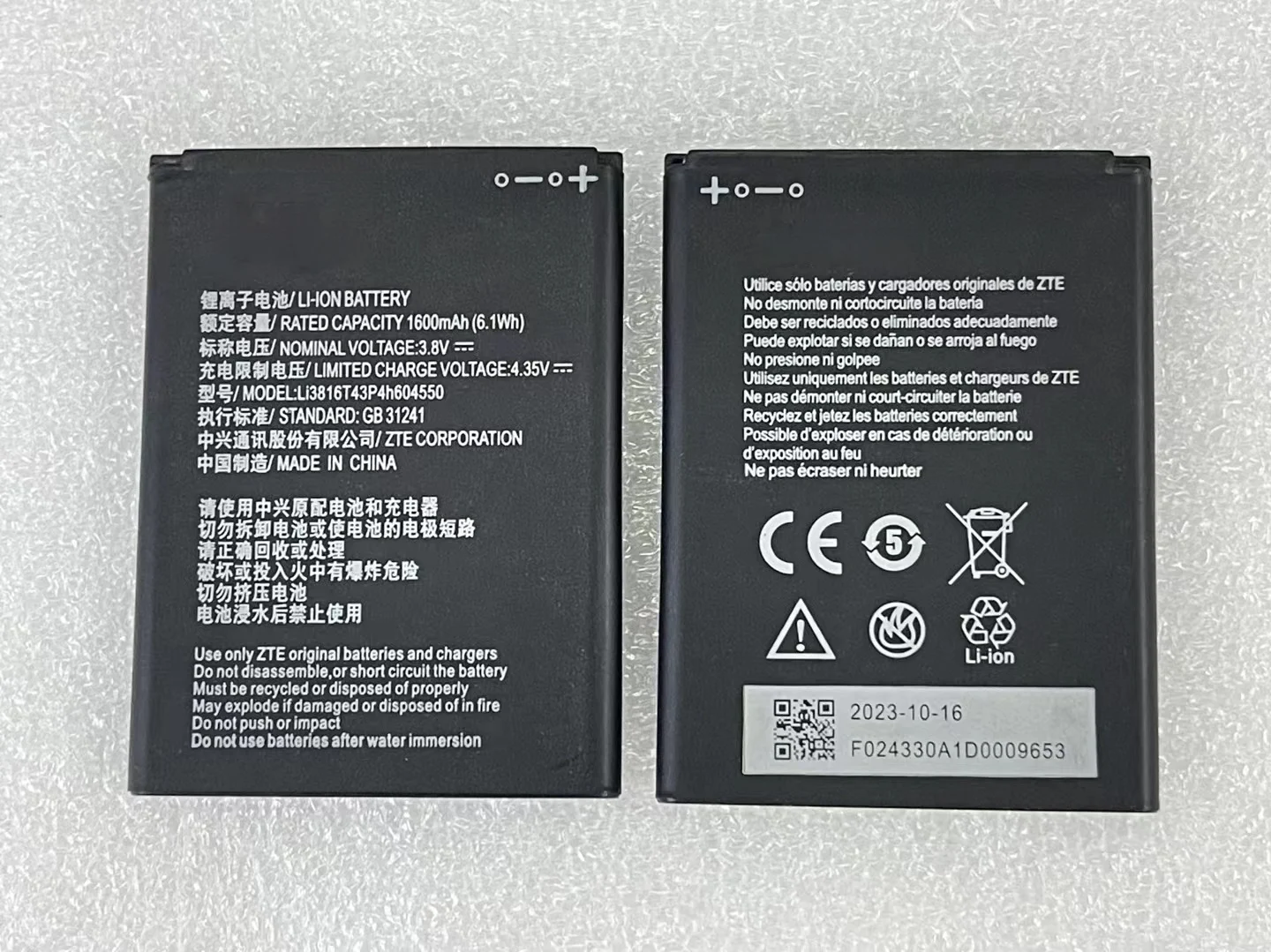 2023-Year-Original-1600mAh-Li3816T43P4h604550-For-ZTE-Blade-L130 ...