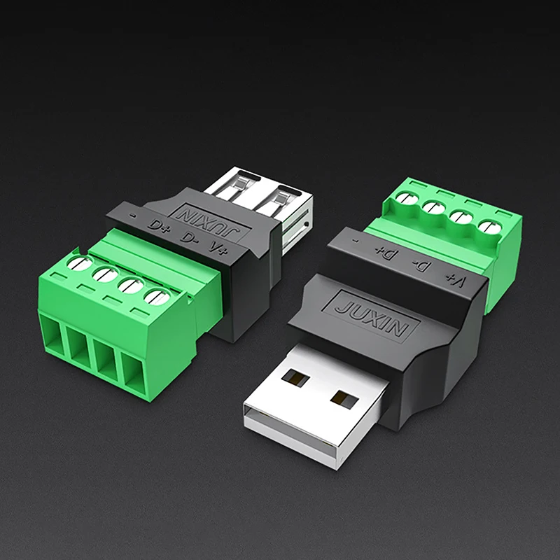 1PC-Male-Female-USB-Solderless-Plug-USB-Male-female-Mobile-phone ...