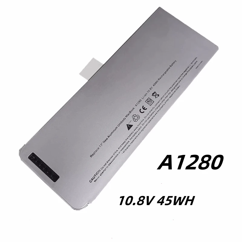A1280 10.8V 45WH Laptop Battery For Apple MacBook 13" A1278 (2008 Version) MB466LL/A MB467LL/A ...