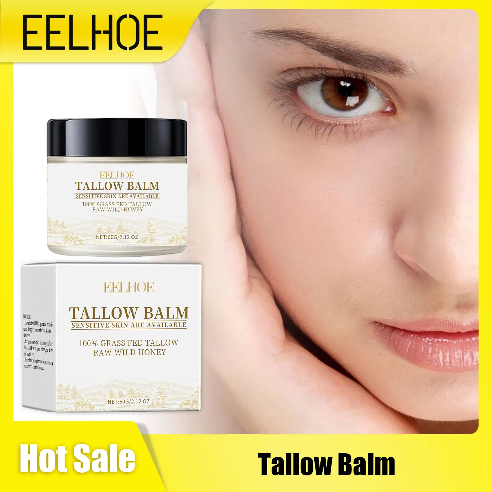 Tallow-Balm-Face-Cream-Moisturizing-Body-Dryness-Chapped-Skin-Repair ...